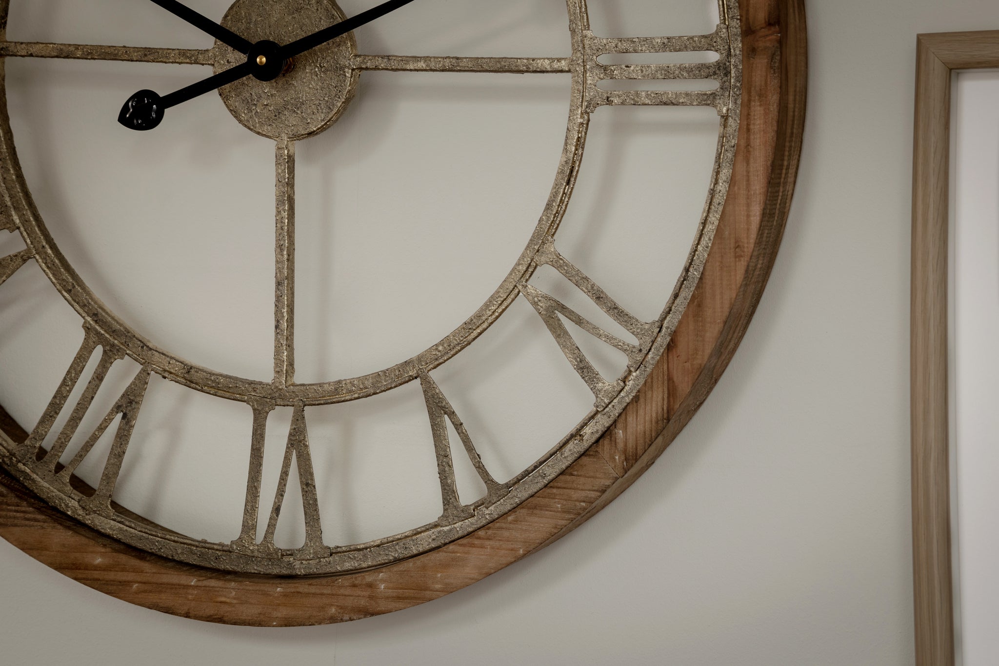 Weathered Wood and Metal Cut Out Clock – The Orchard Home and Gifts