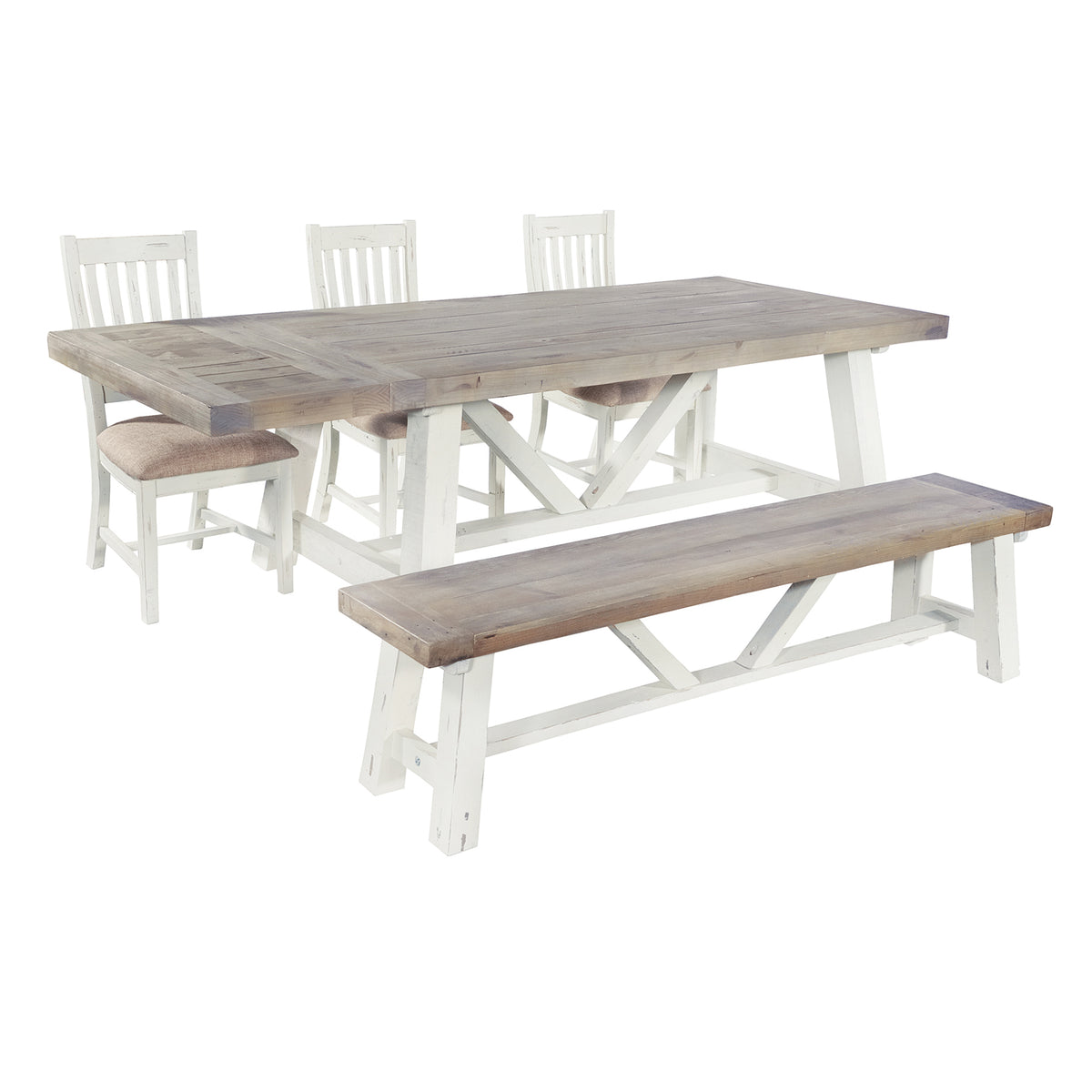 Rowico Tahoe Purbeck Reclaimed Wood Dining Table Extension Leaf – The ...