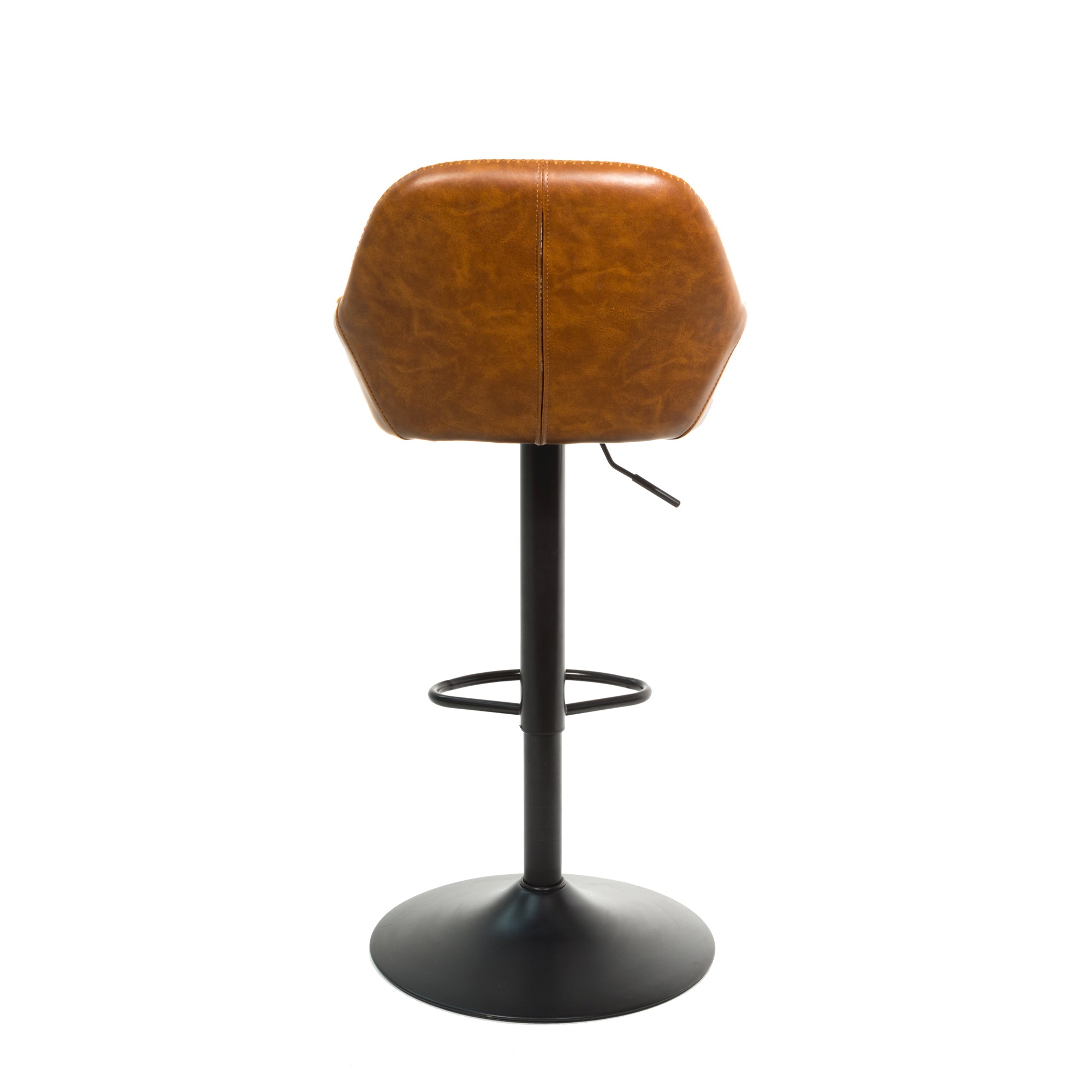 Baxter Tan Brown Gas Lift Set of Two Kitchen Bar Stools – The Orchard ...