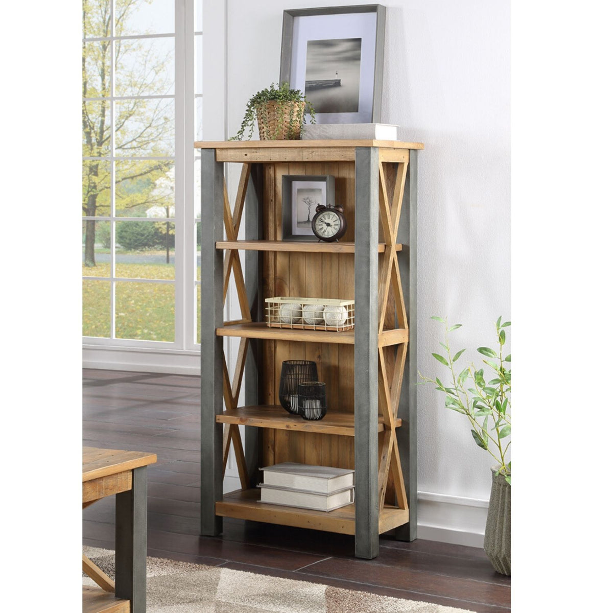 Harringay Reclaimed Wood Small Bookcase – The Orchard Home and Gifts